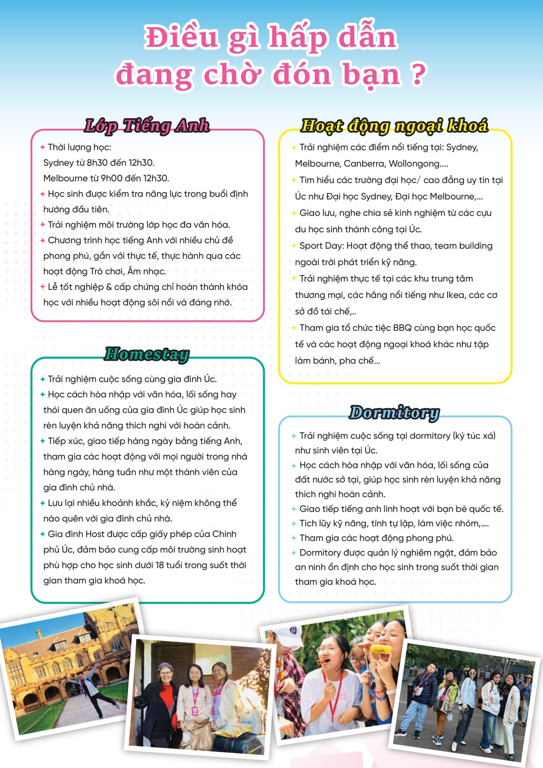 2025 Summer Study Tour in Australia - OSHC STUDENTS