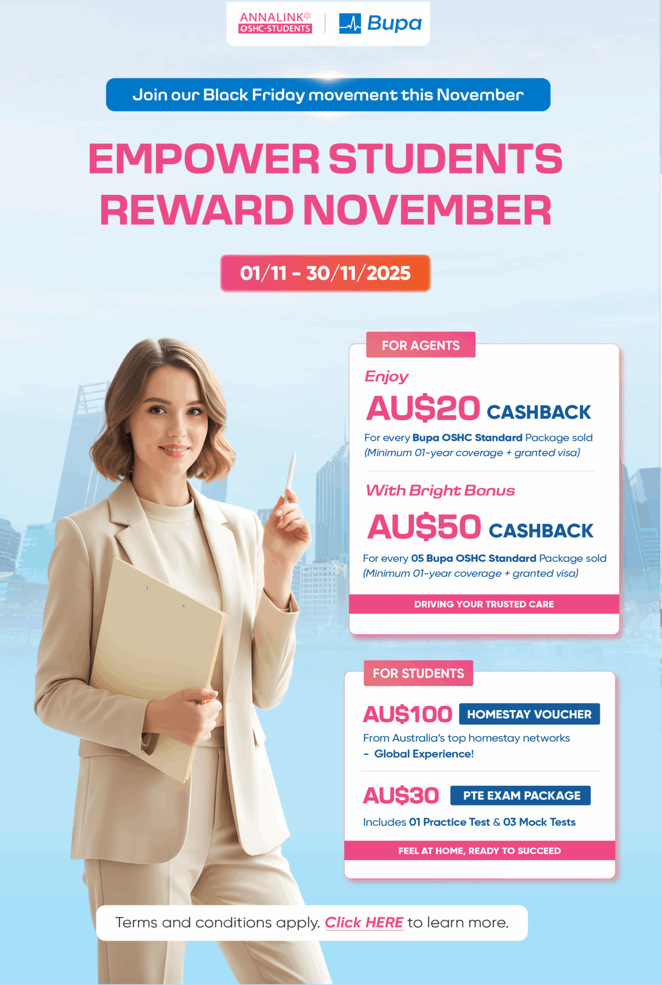 Act Fast - Black Friday Bright Rewards with Bupa OSHC (Nov 1 to Nov 30 ...